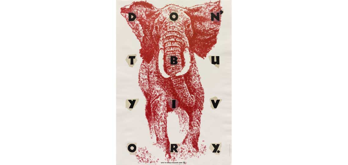 Don't Buy Ivory Poster Focuses on Illegal Ivory Trade | Denver Art Museum