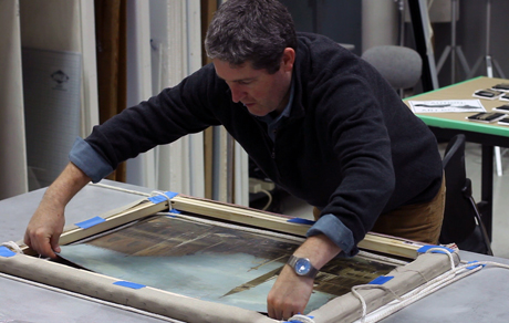 Lining the Painting | Denver Art Museum