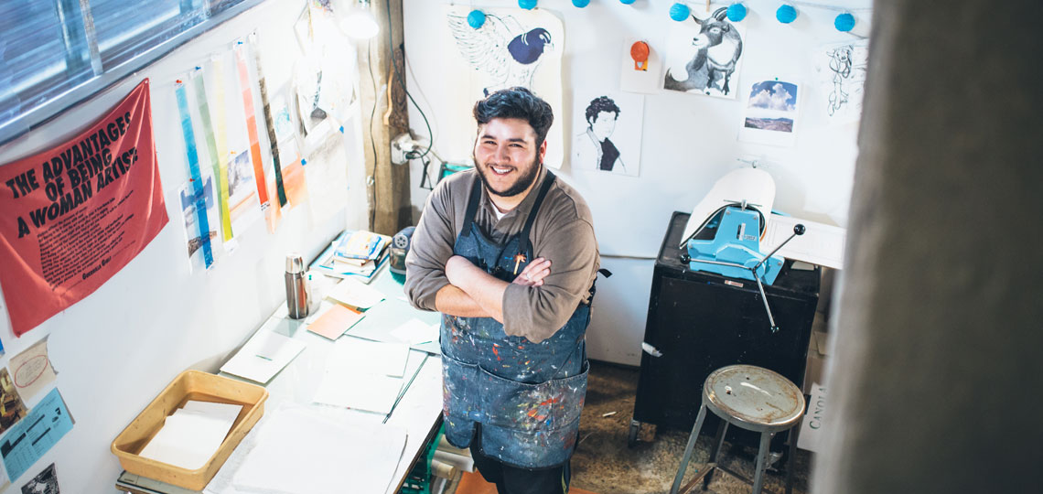 Print Studio Demo Artist Angel Estrada | Denver Art Museum