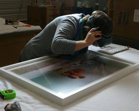 Unpacking Crates for the Laura Letinsky Exhibition | Denver Art Museum